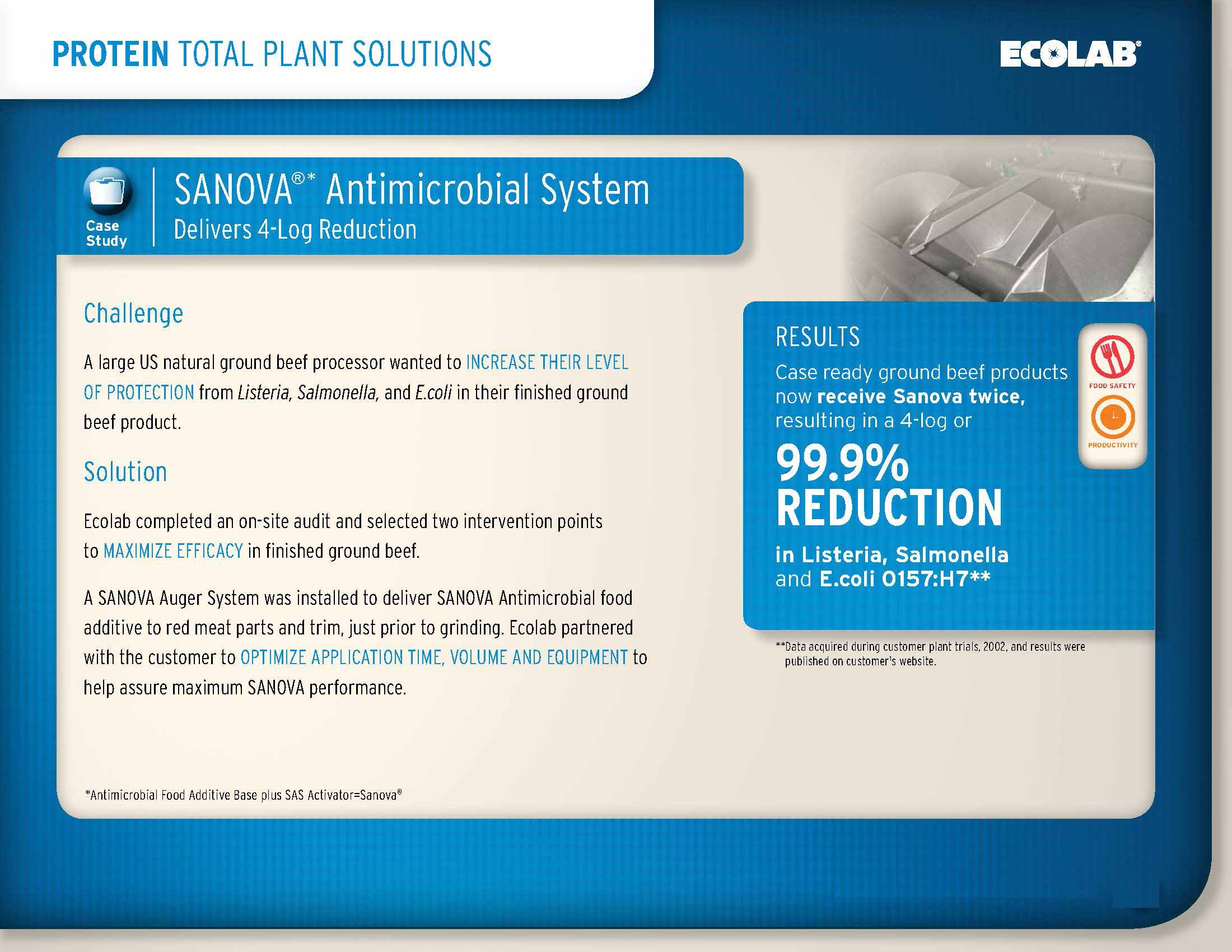 Antimicrobial Tissue Treatment Solutions | Ecolab