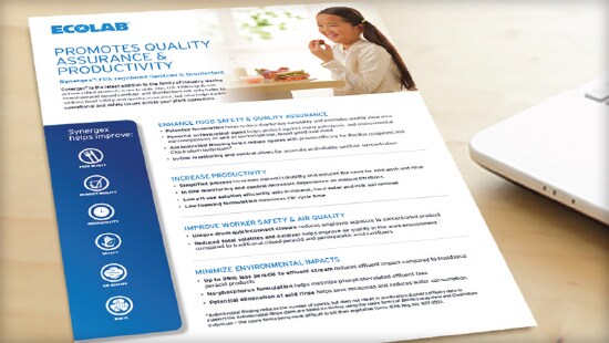 Synergex™ Sanitizer & Disinfectant | Ecolab