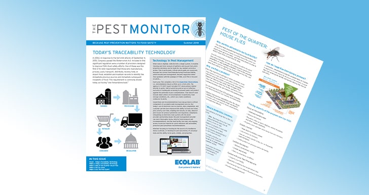 Pest Monitor Newsletter Sign Up | Ecolab